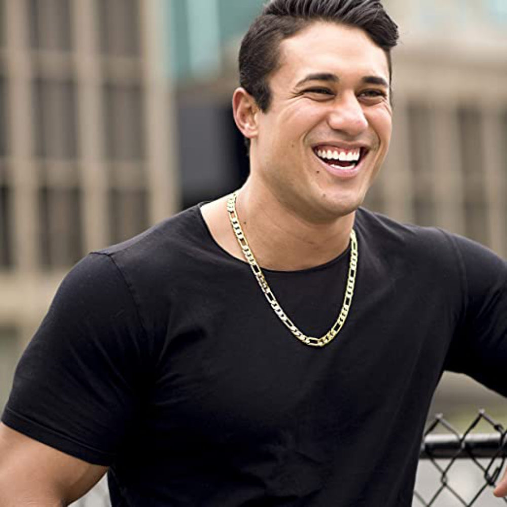 9mm Figaro Chain Figaro Chain Diamond Cut | Lifetime Jewelry